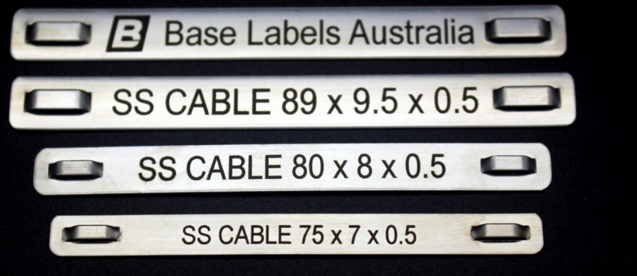 Stainless Steel Cable Markers | Base Labels Australia For the ...
