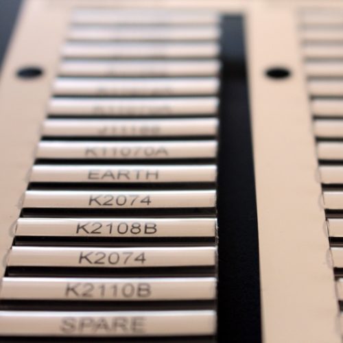 Plastic Cable Markers | Base Labels Australia Our sleeved Traffolyte ...